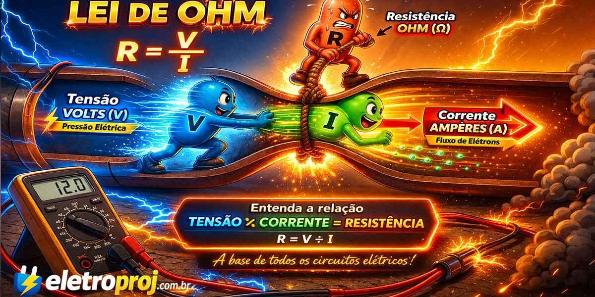 Lei de Ohm (Ω): fórmulas, macetes e exemplos